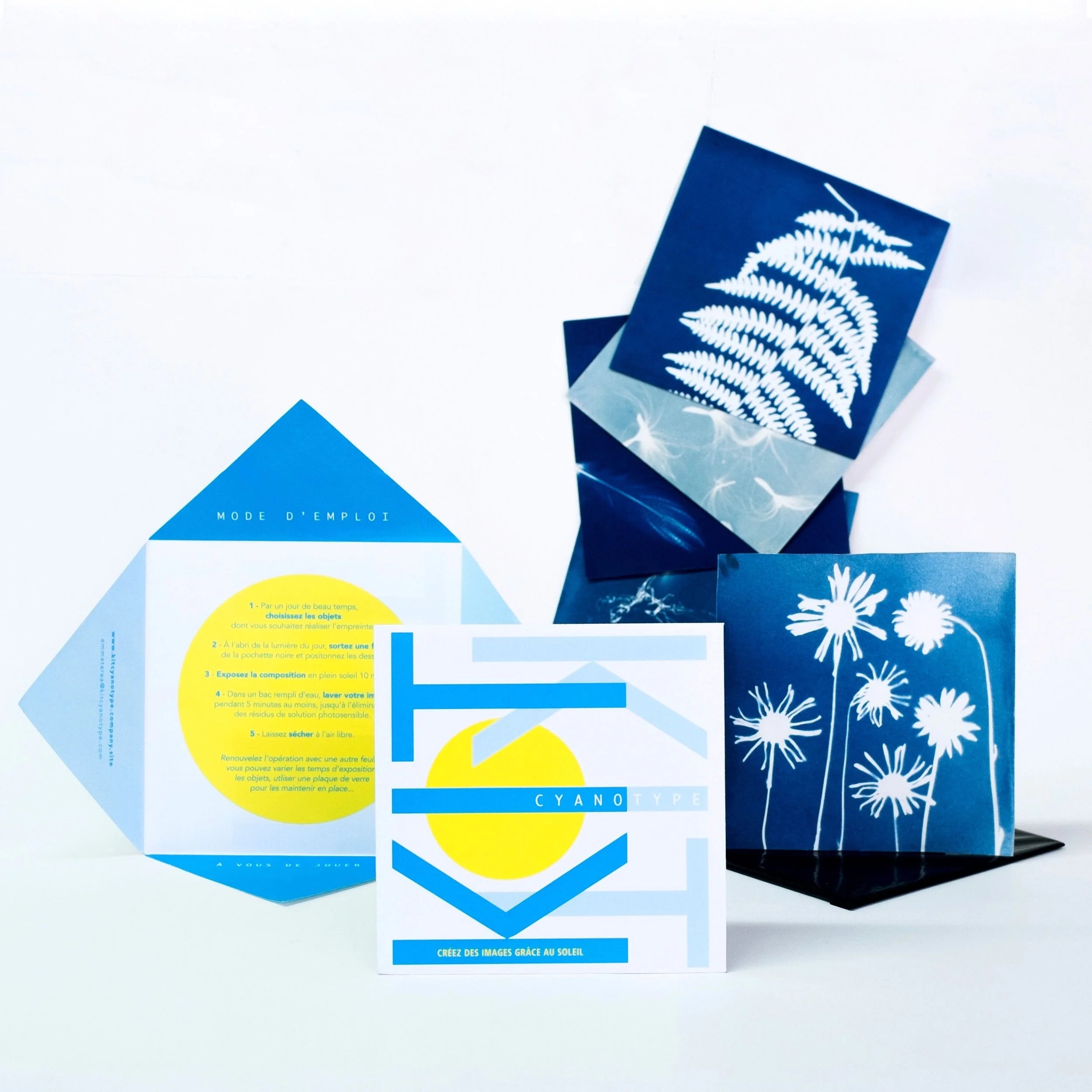 Kit CYANOTYPE "7 Blätter"